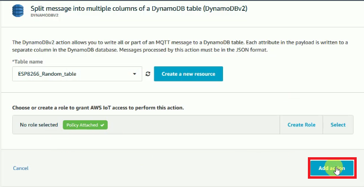 Storing Esp8266 Data Into Amazon Dynamodb Using Aws Iot Coremqtt 2740