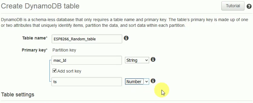 Storing Esp8266 Data Into Amazon Dynamodb Using Aws Iot Coremqtt 0203