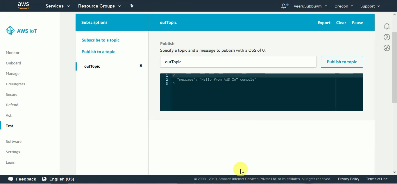 Storing Esp8266 Data Into Amazon Dynamodb Using Aws Iot Coremqtt 5500