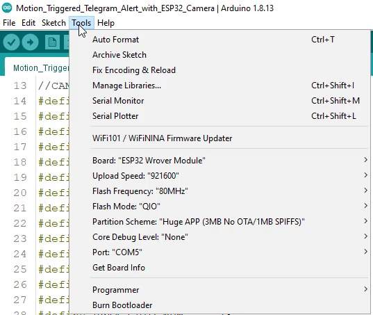 How To Make An Esp32 Cam And Blynk App Based Security Camera With Motion Detection Electronics 8221