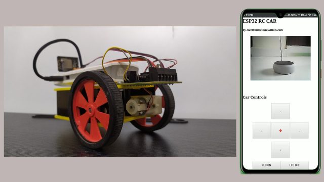 ESP32 Cam Remote Controlled Car | WiFi Controlled Car - Electronics ...