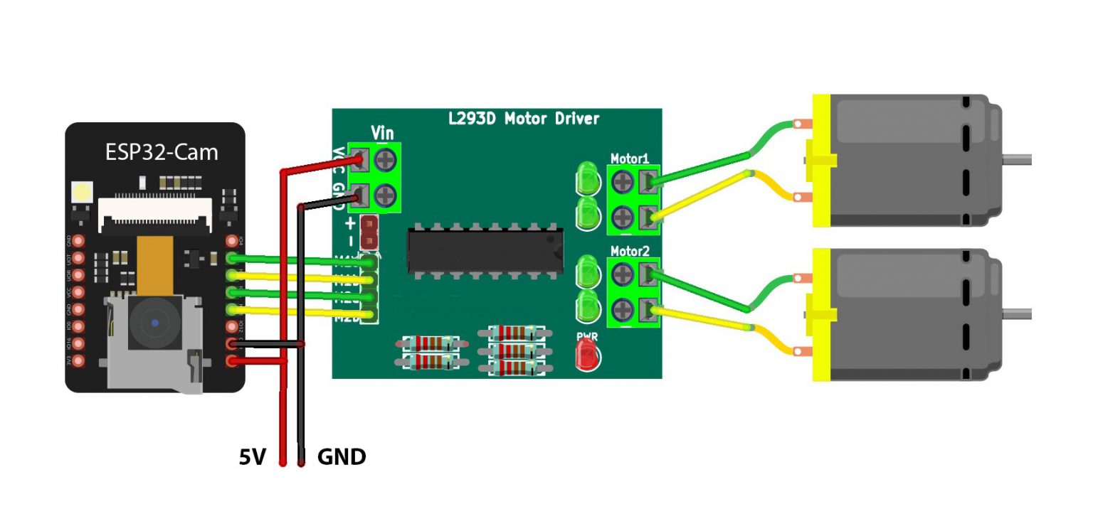 ESP32 Cam Remote Controlled Car | WiFi Controlled Car - Electronics ...