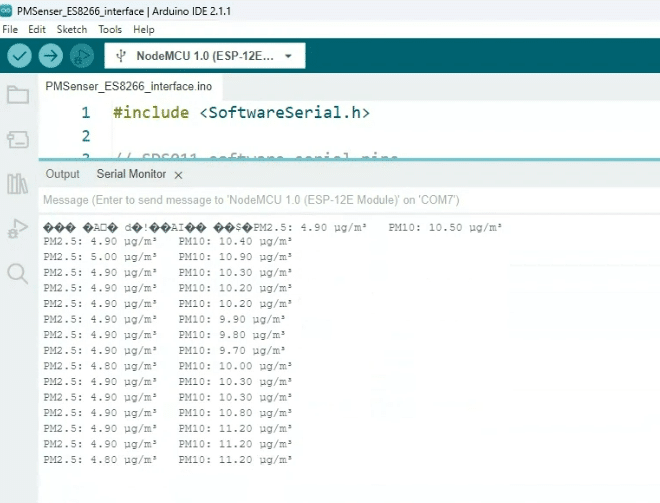 Interfacing Sds011 Air Quality Sensor With Esp8266 Diy Air Pollution Monitor Part1 Sds011